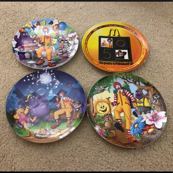Other | Vintage Mcdonalds Melamine Plates 20305 | Poshmark